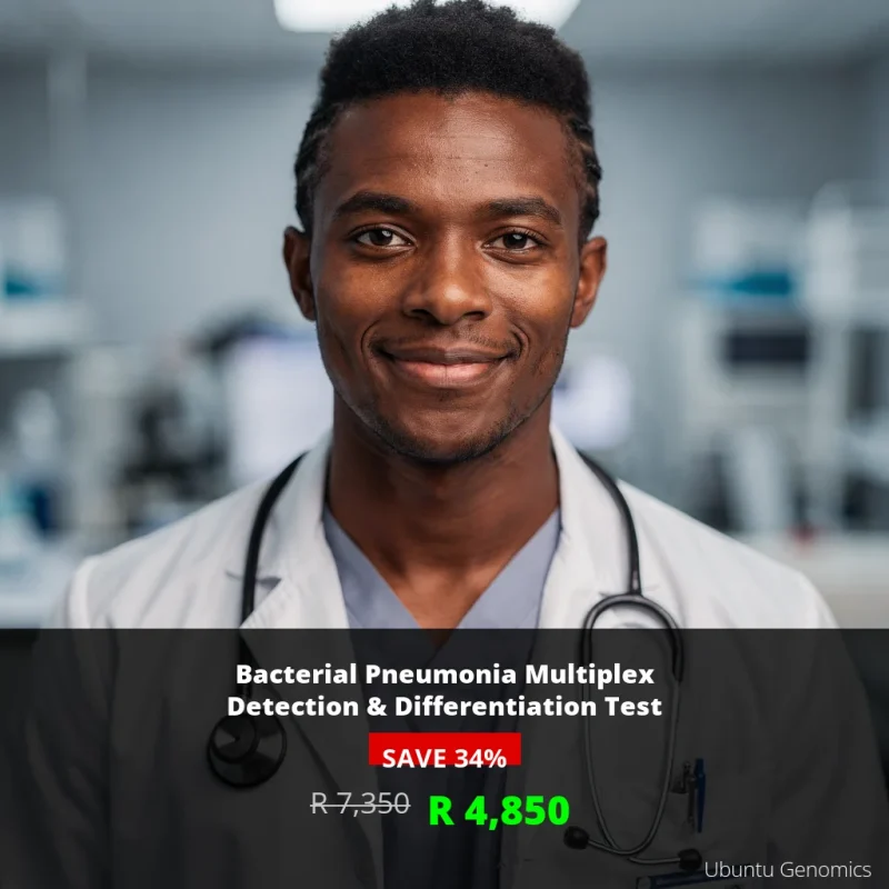 Bacterial Pneumonia Test ZAR 4,850 | Detect 8 Pathogens | Fast Results ...