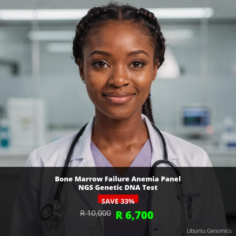 Bone Marrow Failure DNA Test ZAR 6,700 | NGS Genetic Panel South Africa