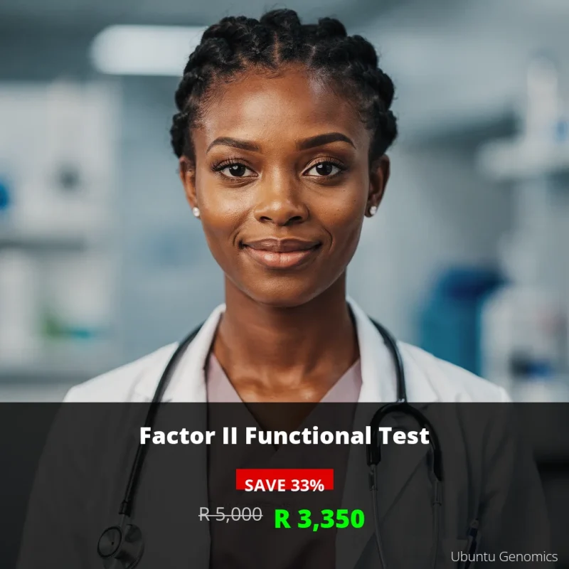 Factor II Functional Test | ZAR 3,350 | Blood Clot Risk Assessment ...