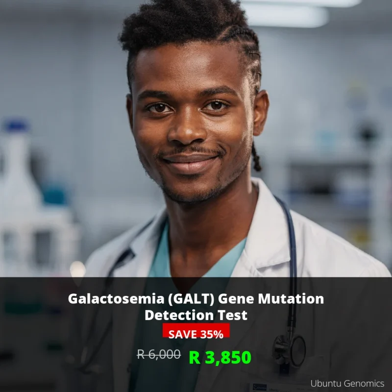 Galactosemia GALT Gene Test ZAR 3,850 | Early Detection for South ...