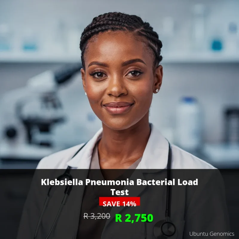 Klebsiella Pneumonia Test | ZAR 2,750 | Early Detection & Accurate Results