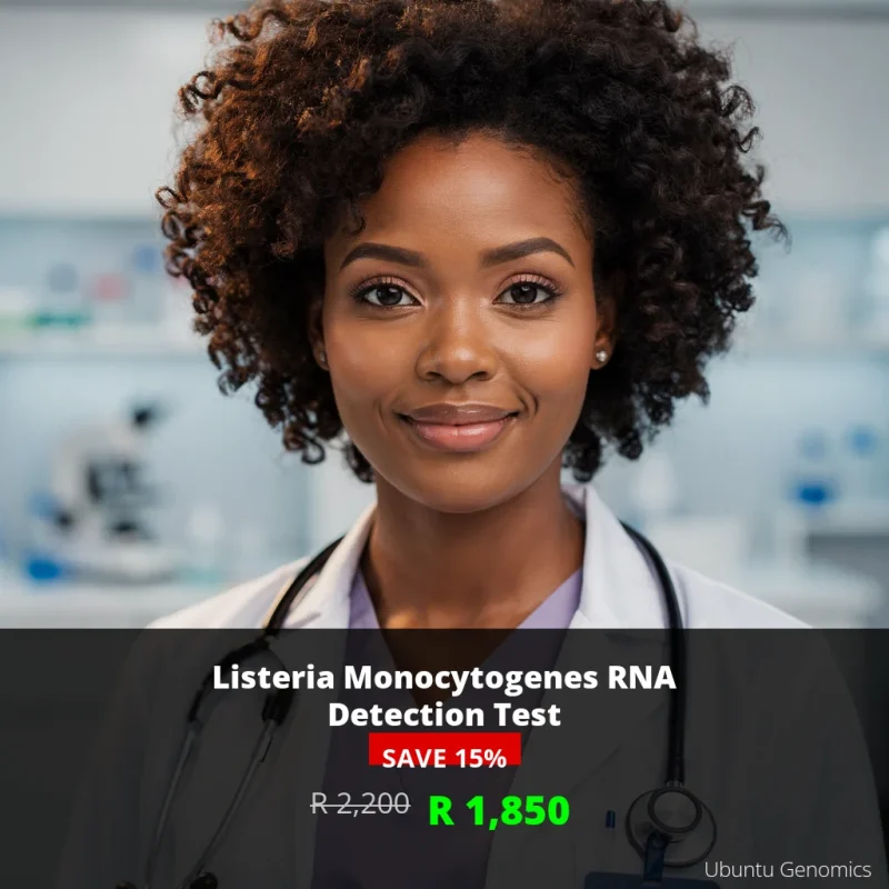 Listeria RNA Test South Africa | ZAR 1,850 | 24-36hr Results | Nationwide