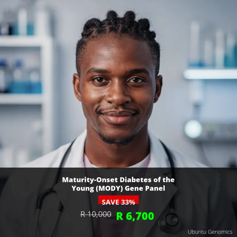 MODY Gene Panel Test South Africa | ZAR 6,700 | Early Diabetes Detection
