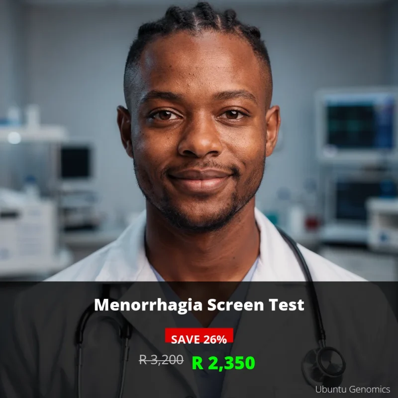Menorrhagia Screen Test ZAR 2,350 | Heavy Periods Diagnosis & Treatment ...