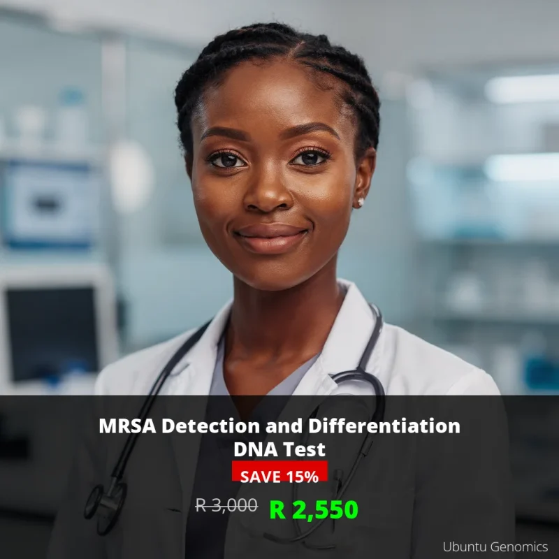 MRSA DNA Test South Africa | ZAR 2,550 | Early Detection & Accurate Results