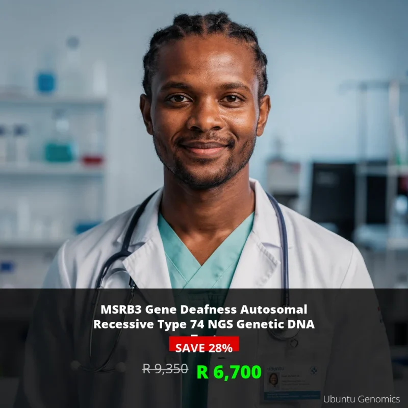 MSRB3 Deafness DNA Test | ZAR 6,700 | Early Detection for South Africans