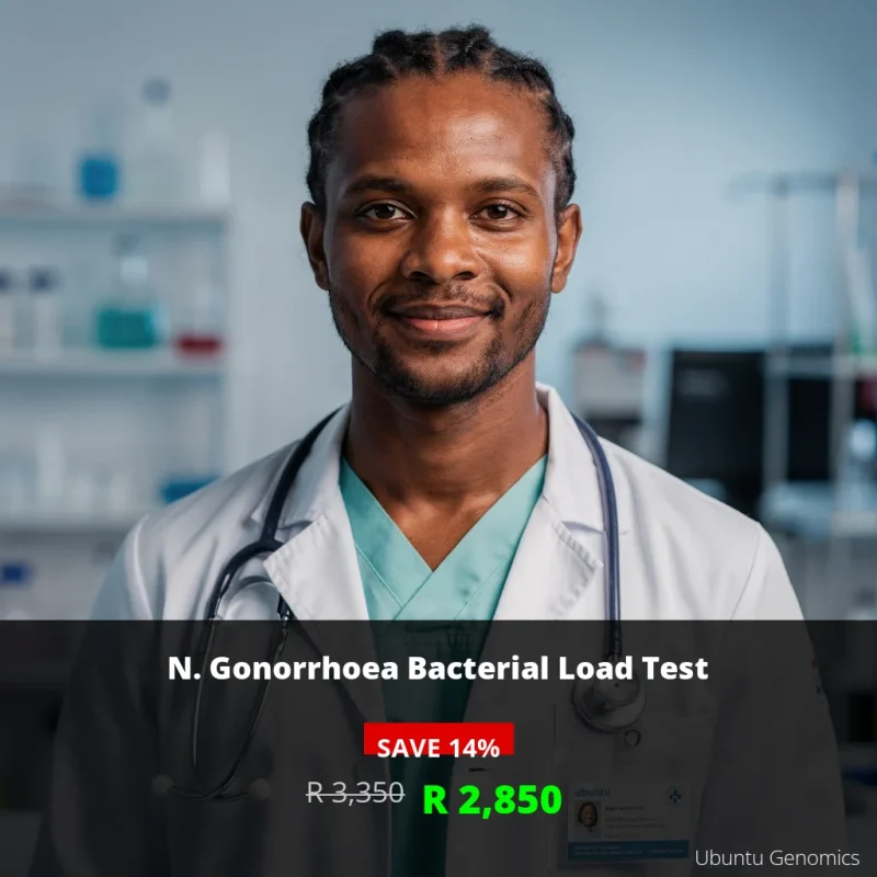 N. Gonorrhoea Test ZAR 2,850 | Accurate Bacterial Load Testing South Africa