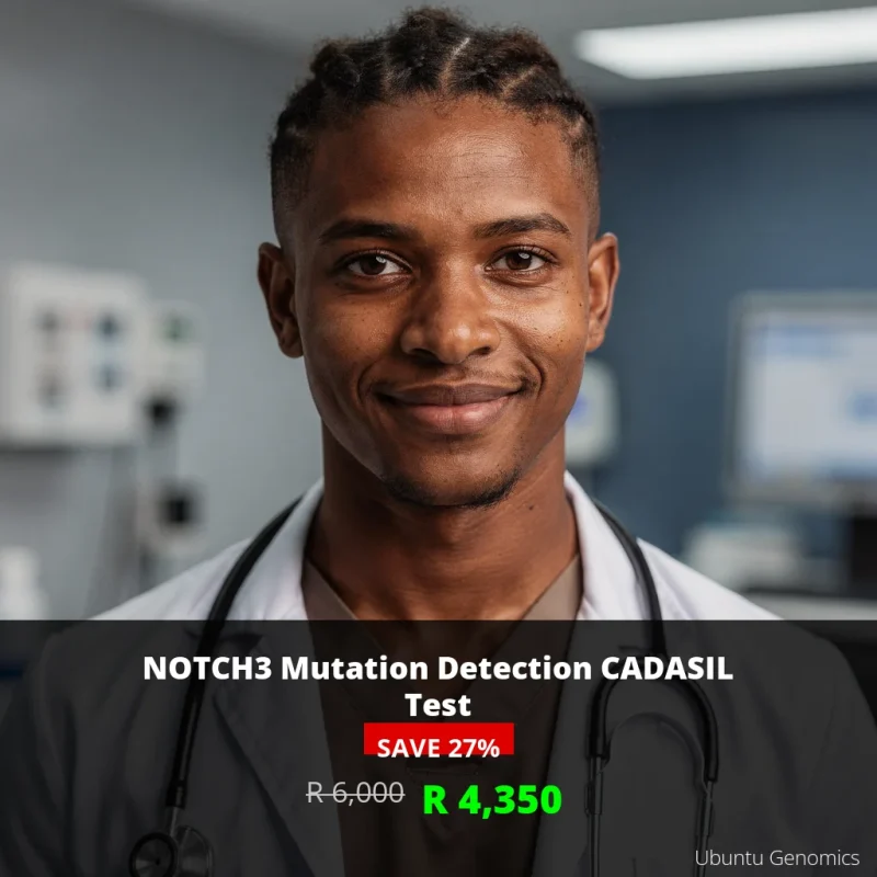 CADASIL Genetic Test ZAR 4,350 | NOTCH3 Mutation Detection South Africa